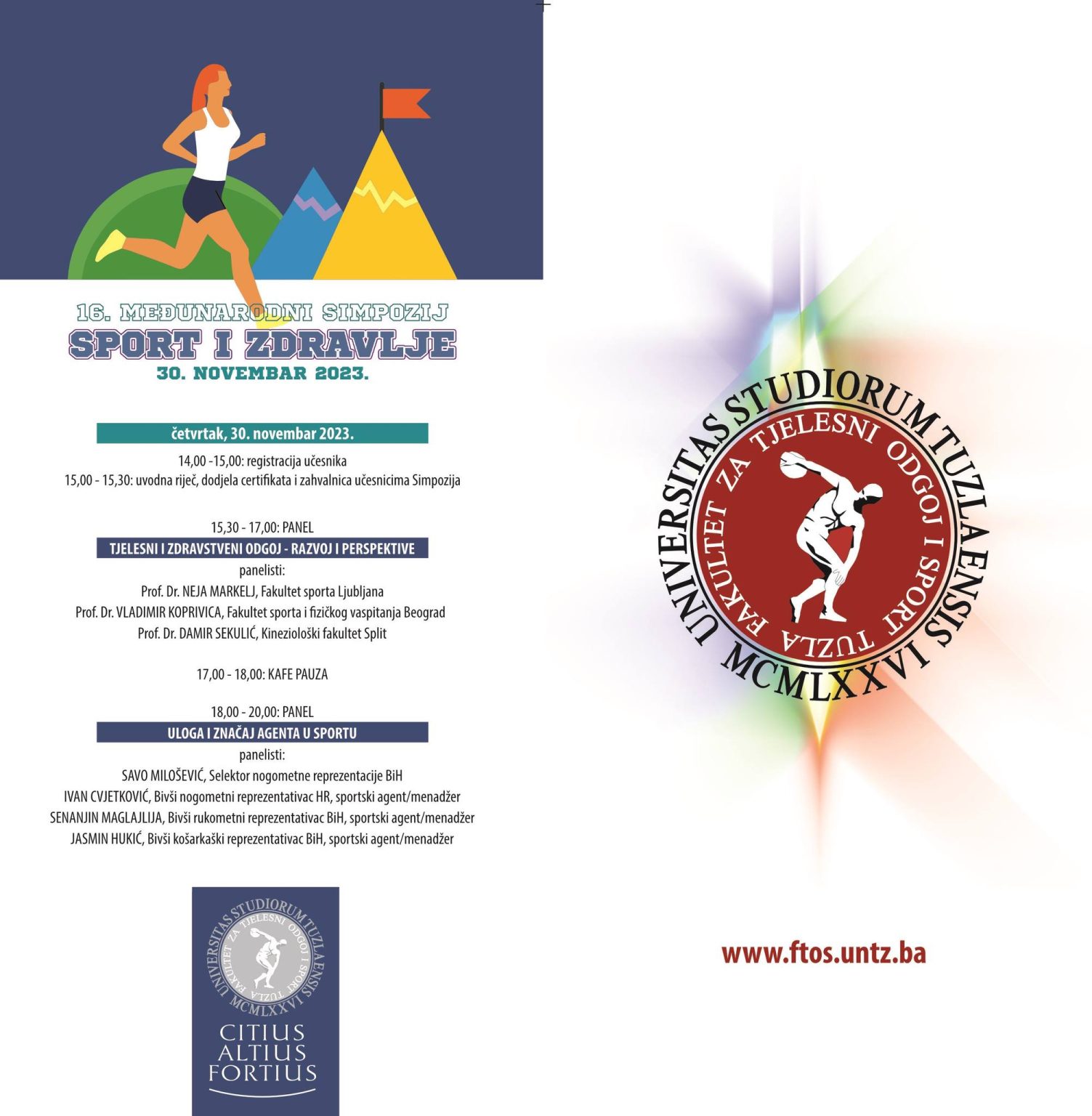 Fakultet za tjelesni odgoj i sport - Univerzitet u Tuzli